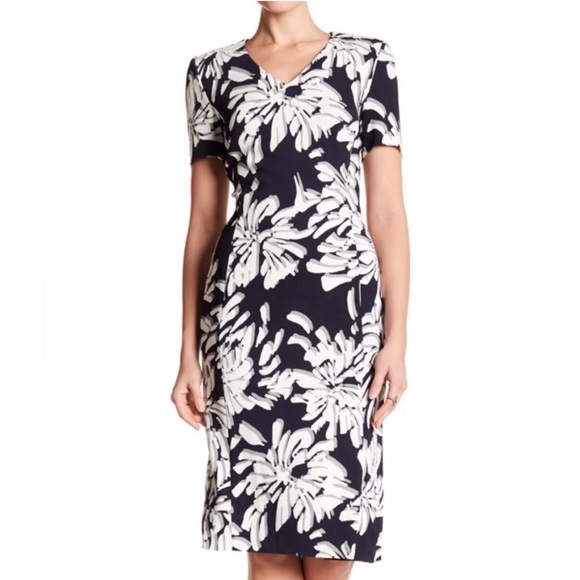 Hugo Boss | Dresses | Hugo Boss Deala Floral Sheath Dress | Poshmark